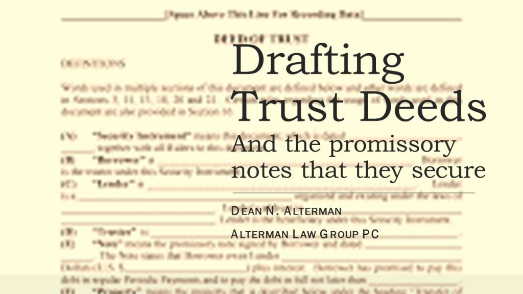 Dean Alterman presents seminar on drafting trust deeds – Alterman Law ...